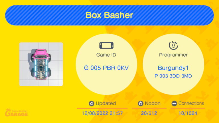 Box Basher - はじプロゲームIDランキング はじめてゲームプログラミング